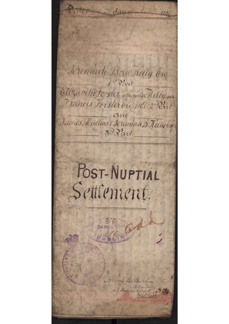 COUNTING THE RENTS—THE FORSTER AND KELLY PAPERS, PORTE HOUSE, RUAN, CO ...